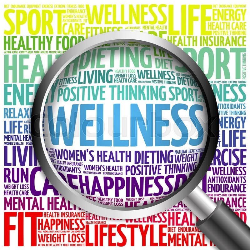 WELLNESS Word Cloud With Magnifying Stock Image Colourbox wellness-word-cloud-with-magnifying-stock-image-colourbox