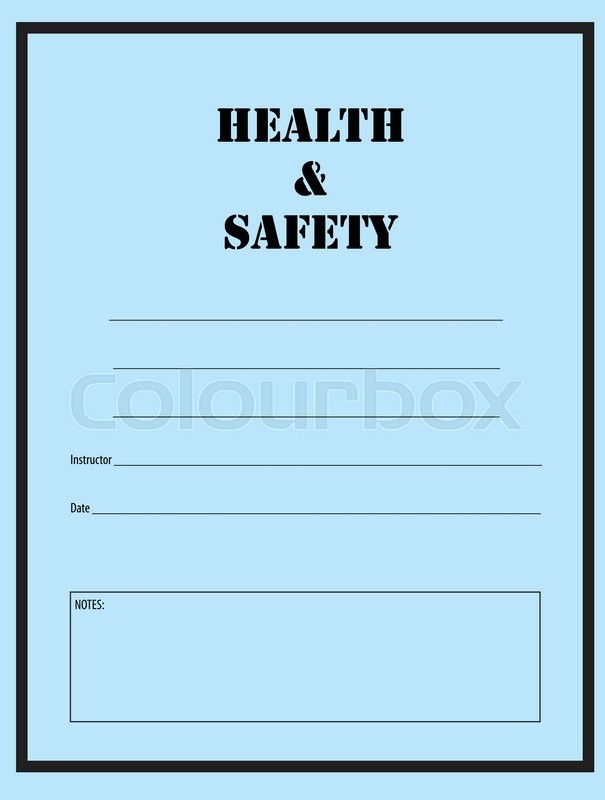 Health and safety, log in the ... | Stock vector | Colourbox