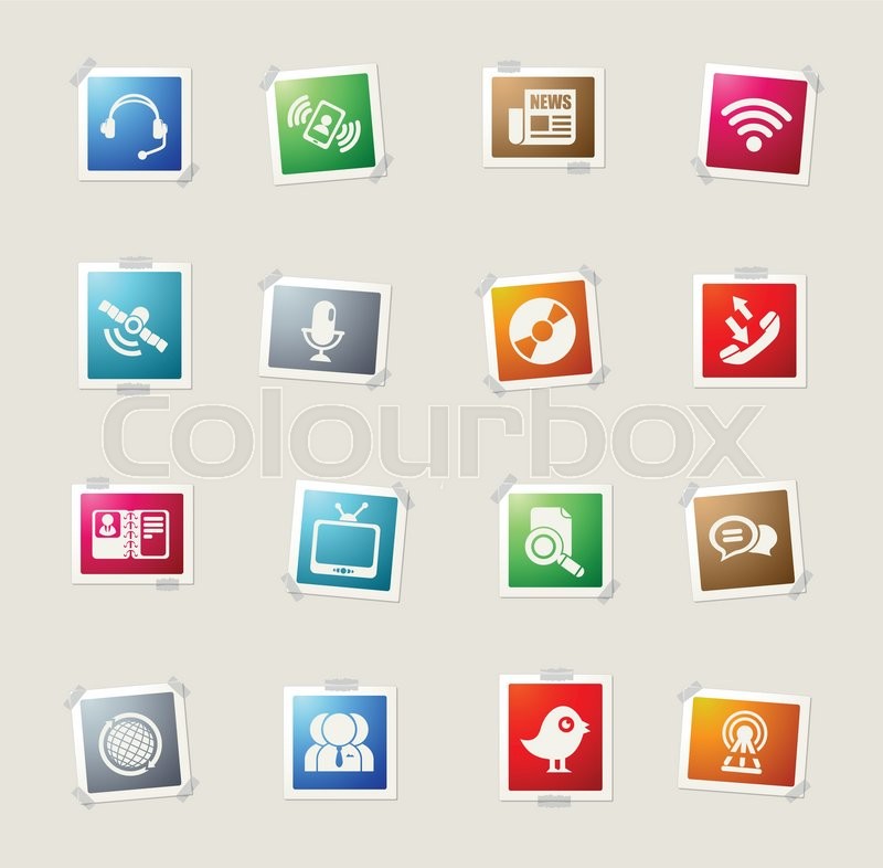 Communication icon for web sites and ... | Stock vector | Colourbox