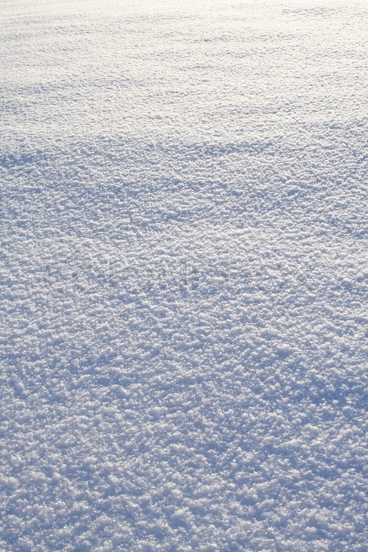 Pure white snow | Stock image | Colourbox