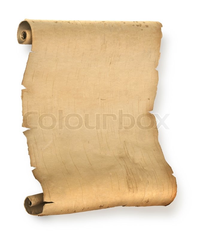 Ancient document roll | Stock image | Colourbox