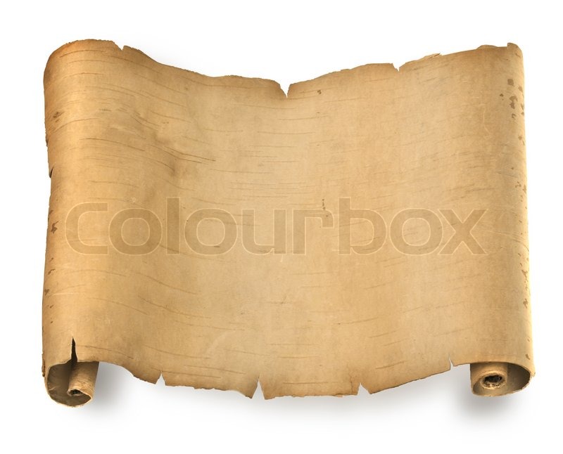 Ancient document roll | Stock image | Colourbox