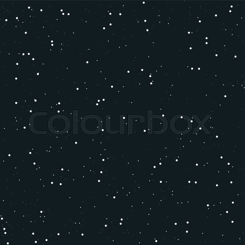 Cosmos seamless pattern. Round white ... | Stock vector | Colourbox