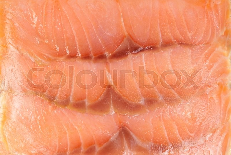 Fresh red salmon texture photographed ... | Stock image | Colourbox