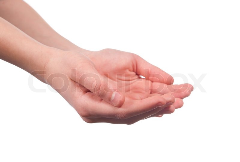 Cupped Hands Side View