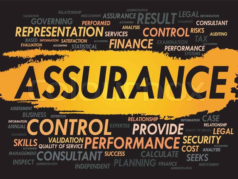 ASSURANCE word cloud, business concept | Stock vector | Colourbox