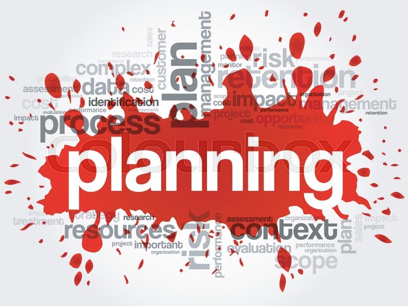 PLANNING word cloud, business concept | Stock Vector | Colourbox
