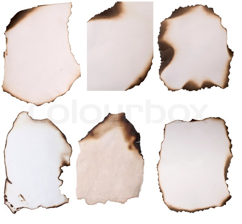 Altes Papier mit verbrannt Kanten over ... | Stock Bild | Colourbox