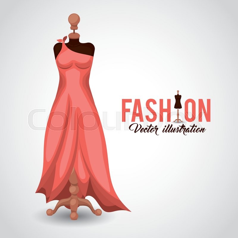 Feminine fashion design, vector ... | Stock vector | Colourbox