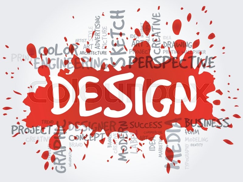 DESIGN word cloud, creative business ... | Stock vector | Colourbox