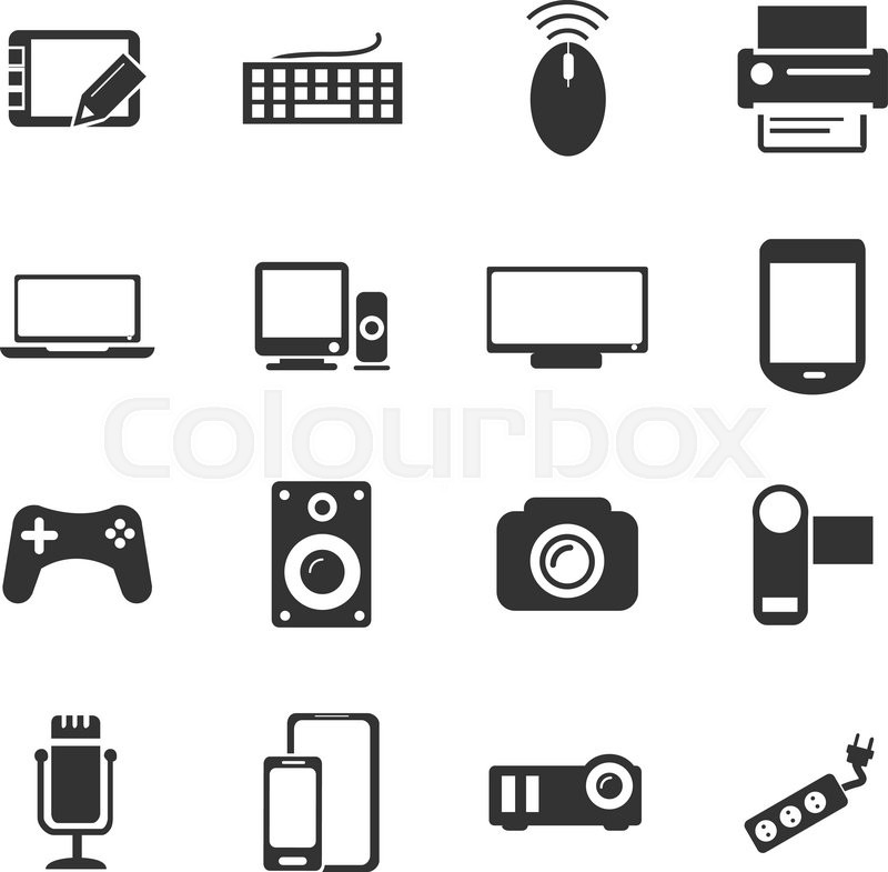 Devices symbol for web icons and user ... | Stock vector | Colourbox