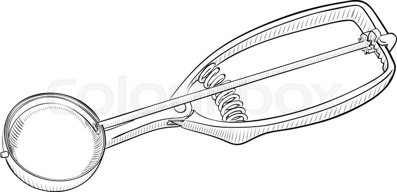 Ice Cream Scooper Sketch