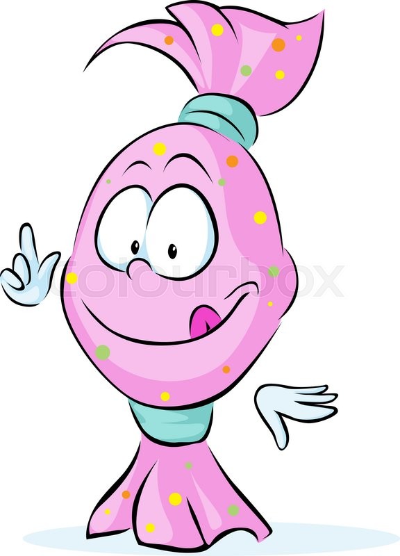 Cute bonbon illustration - vector ... | Stock vector | Colourbox