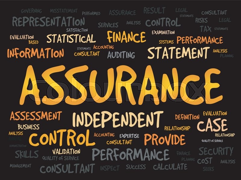 ASSURANCE word cloud, business concept | Stock vector | Colourbox
