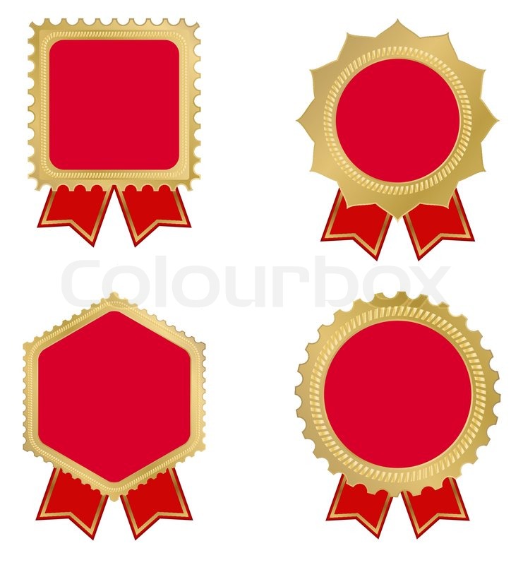 Labels award - set | Stock vector | Colourbox