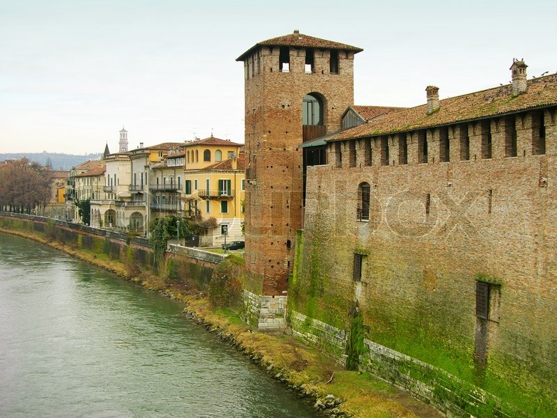 Castelvecchio (Old Castle) in Verona, Italy | Stock Photo | Colourbox