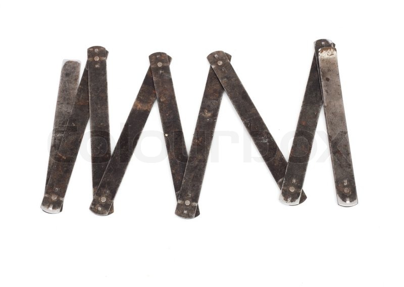 Metal- length meter | Stock image | Colourbox