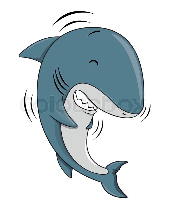 Happy Shark | Stock vector | Colourbox