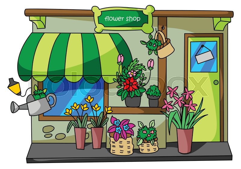 Flower Store | Stock vector | Colourbox