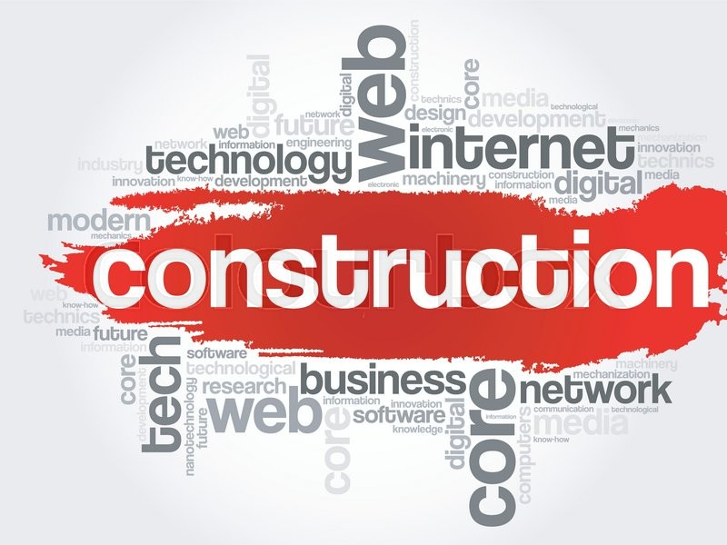 Construction word cloud, business ... | Stock vector | Colourbox