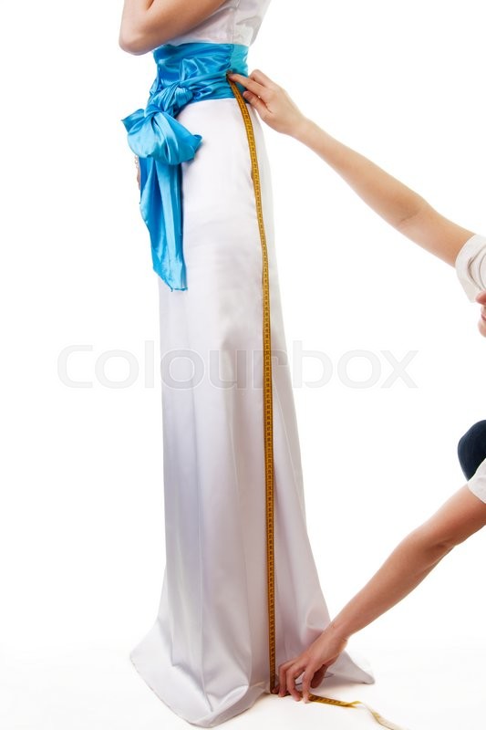 Measuring leg length close-up of a ... | Stock image | Colourbox