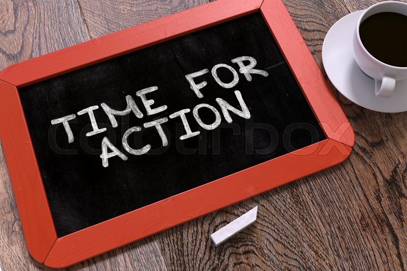 Time for Action Concept Hand Drawn on ... | Stock image | Colourbox