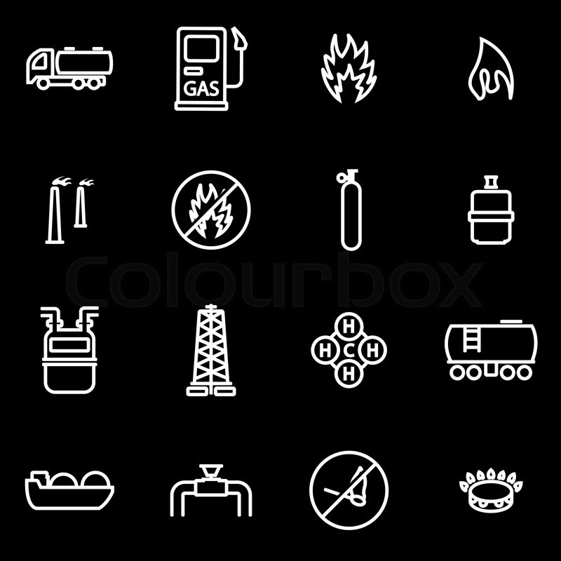 Natural Gas Icon Vector