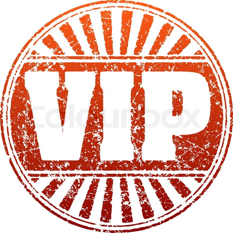 VIP red grunge style rubber stamp with ... | Stock vector | Colourbox