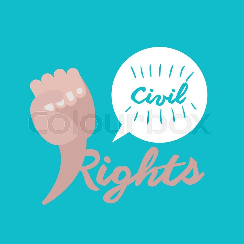 Civil rights design, vector ... | Stock vector | Colourbox