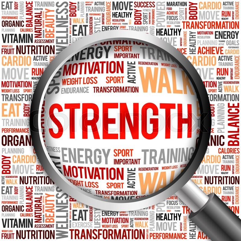 Word Strength Clipart