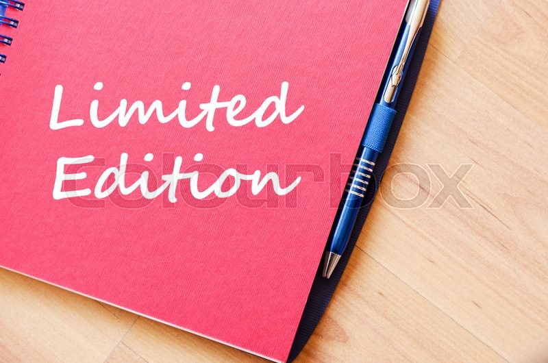 Limited edition text concept write on ... | Stock image | Colourbox