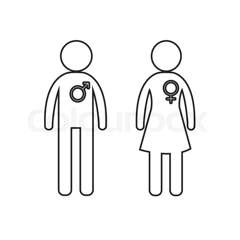 Gender Icon people icon Illustration ... | Stock vector | Colourbox