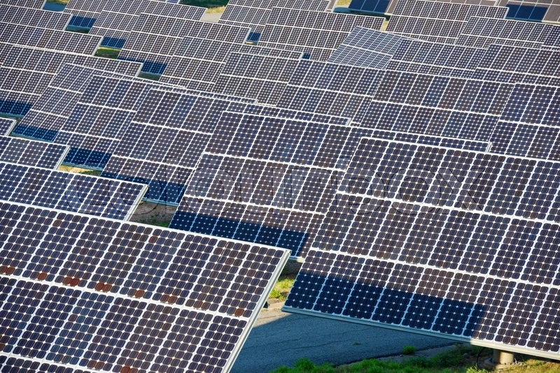 Photovoltaic panels for renewable ... | Stock image | Colourbox