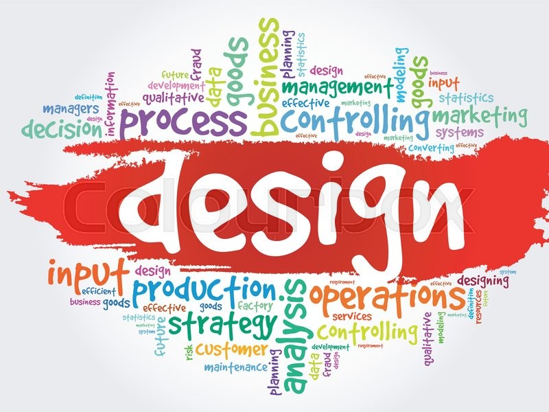 DESIGN word cloud, creative business ... | Stock vector | Colourbox