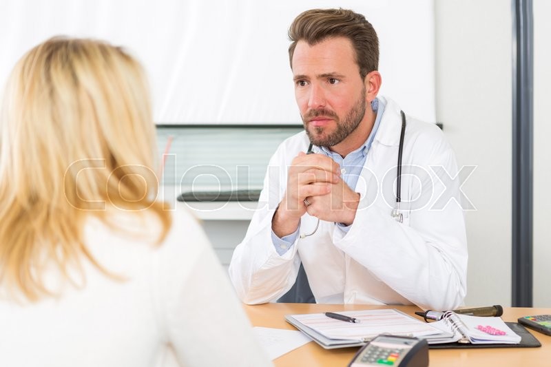View of a Young attractive doctor ... | Stock image | Colourbox