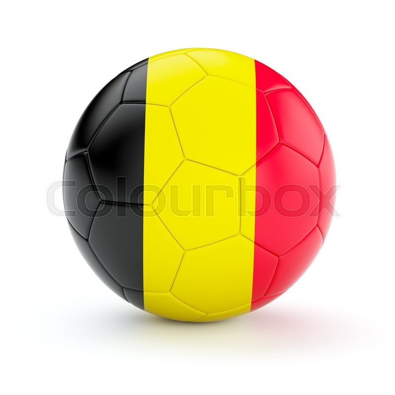 Belgium soccer football ball with ... | Stock image | Colourbox