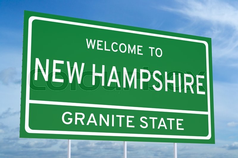 Welcome to New Hampshire state concept ... | Stock image | Colourbox