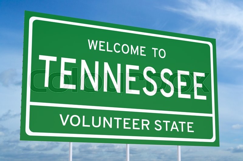 Welcome to Tennessee state concept on ... | Stock image | Colourbox