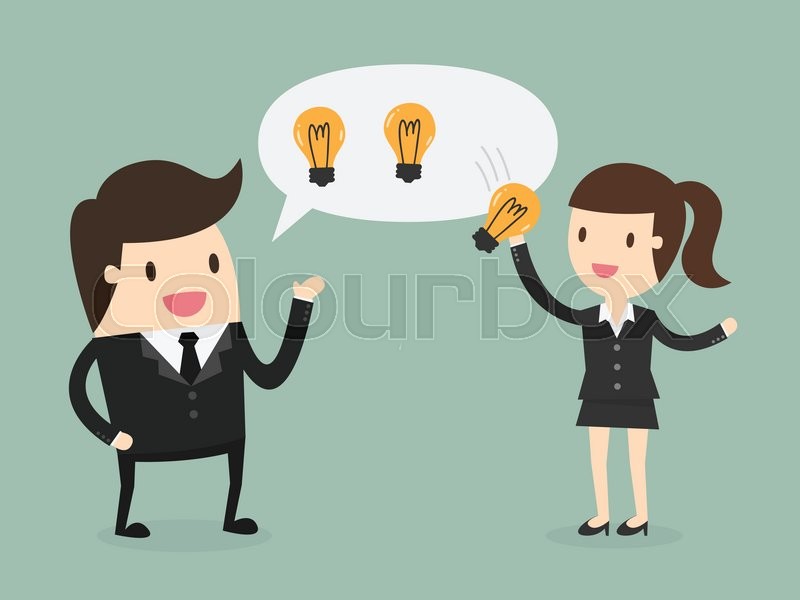 Ideas Sharing | Stock vector | Colourbox