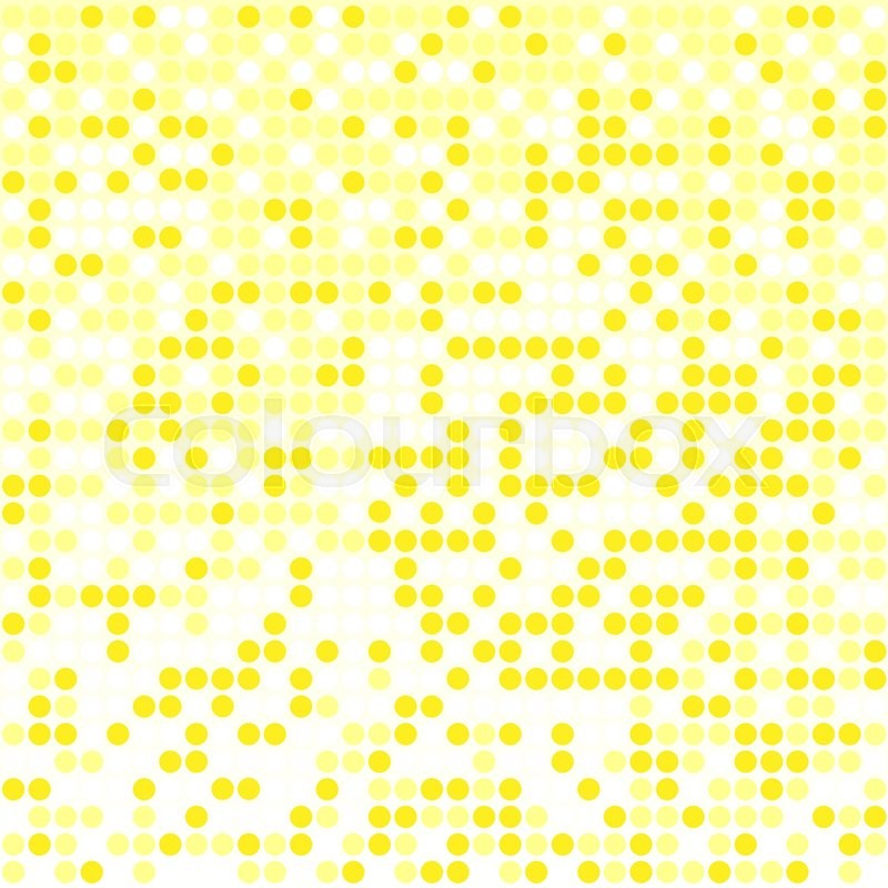 Light yellow pixel mosaic background ... | Stock vector | Colourbox