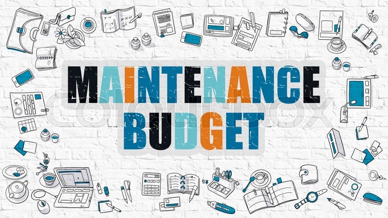 Maintenance Budget. Multicolor ... | Stock image | Colourbox