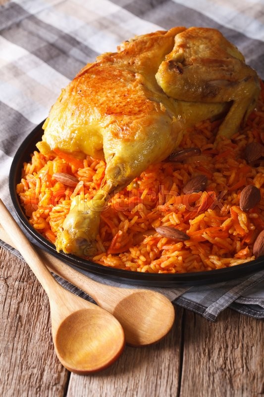 Kabsa - spicy rice with vegetables and ... | Stock image | Colourbox