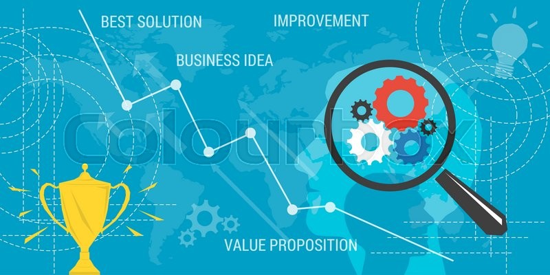 Vector business background. Concept ... | Stock vector | Colourbox