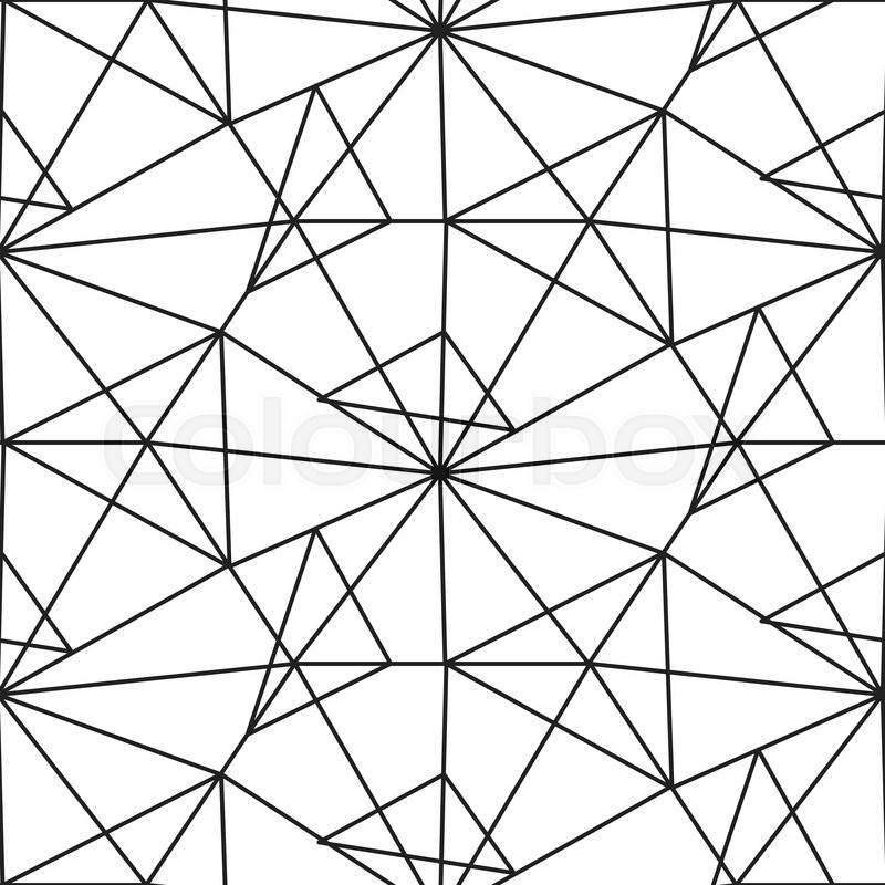 Linear triangles seamless pattern wrap ... | Stock vector | Colourbox