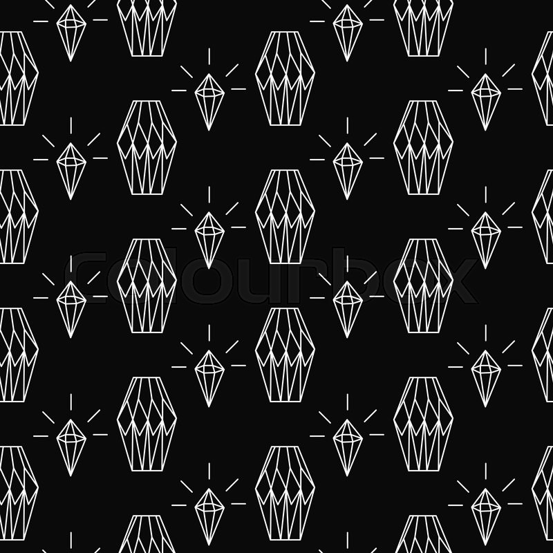 Linear diamond seamless pattern wrap ... | Stock vector | Colourbox