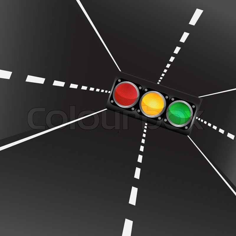 Abstract image of highways and traffic ... | Stock vector | Colourbox