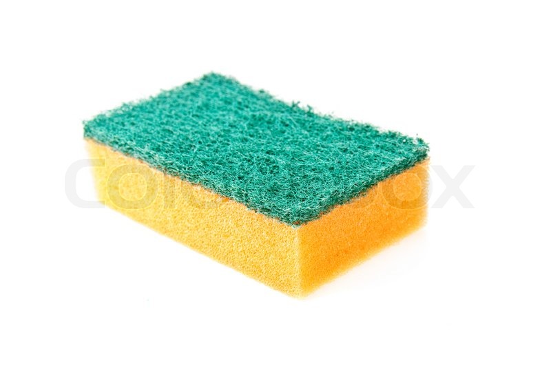 White Kitchen Sponge