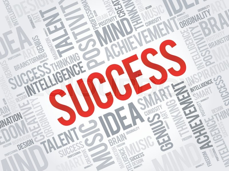 Success word cloud, business concept | Stock vector | Colourbox