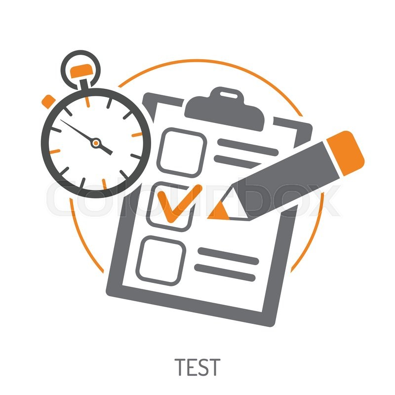 Education Flat Icon Set for Flyer, Poster, Web Site Like Test, Pencil ...