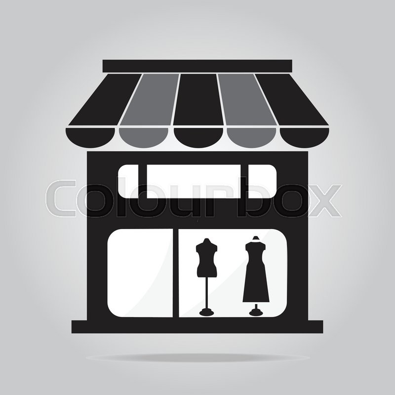 Boutique shop icon | Stock vector | Colourbox